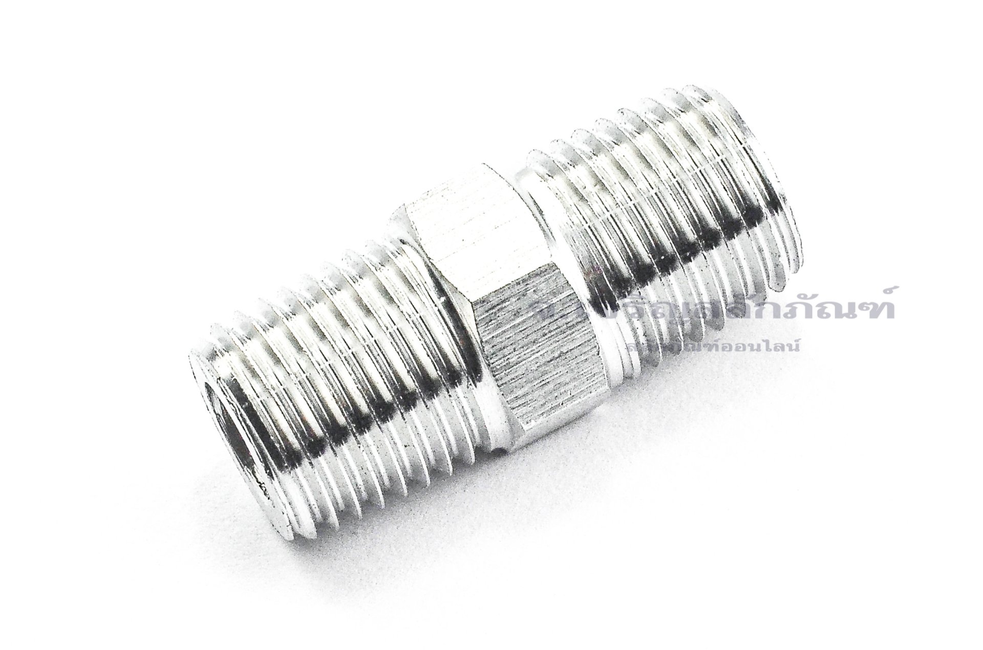 ข้อต่อตรงนิปเปิ้ล (เกลียวนอก x เกลียวนอก) ขนาด 1/4" x 1/4" - jspstore