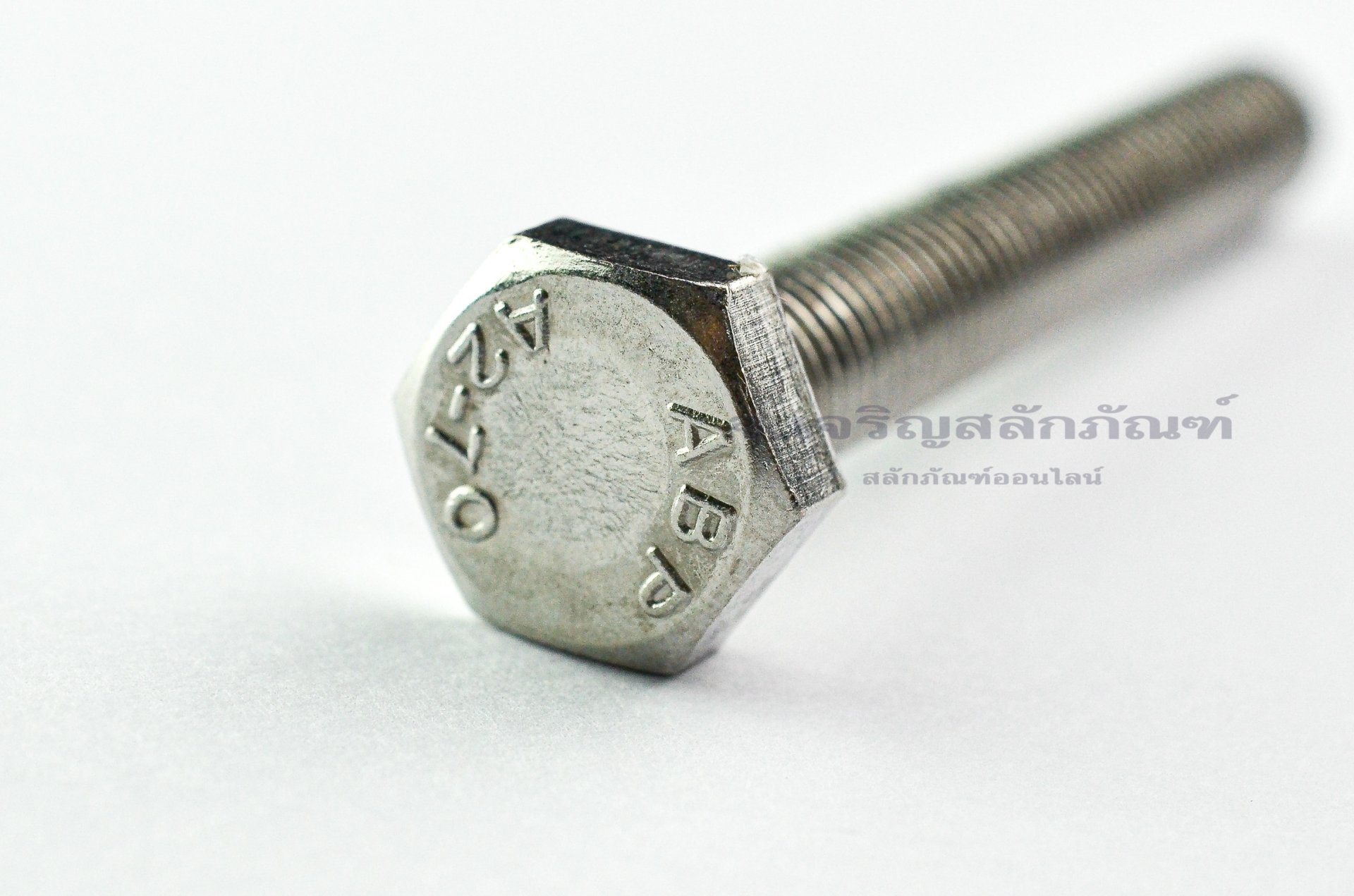น็อตหัวเหลี่ยมสแตนเลส Stainless Steel Hex Bolt M10x80 - jspstore