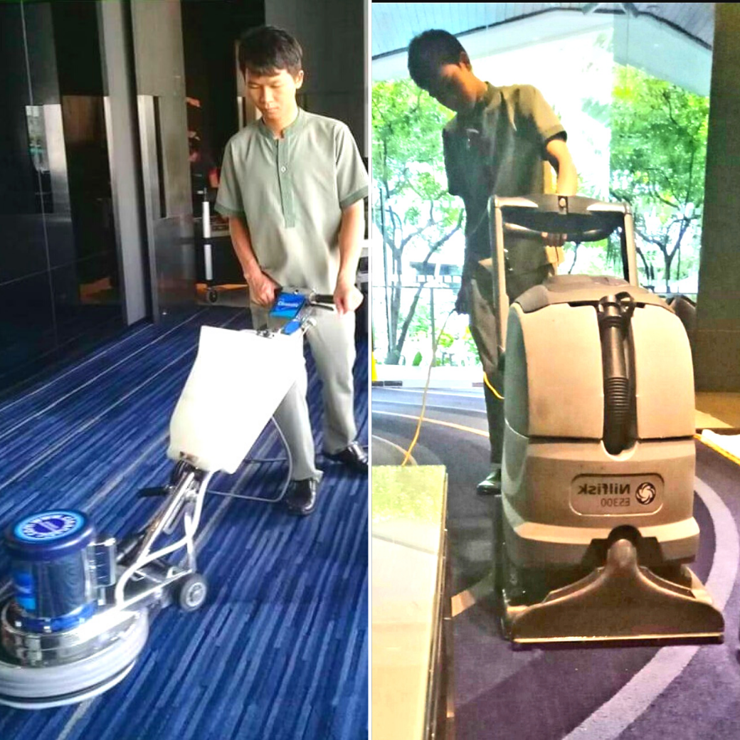 บริการทำความสะอาดพรม แบบ Deep clean (Extraction) - clean-for-green