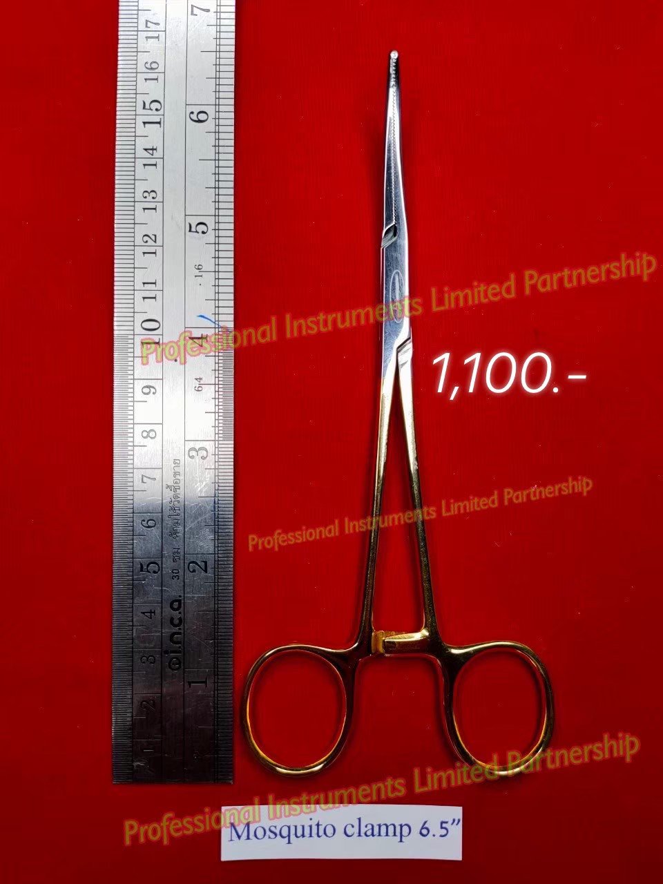 Mosquito Clamp 6.5"-Gold - professionalinstrumentsthailand