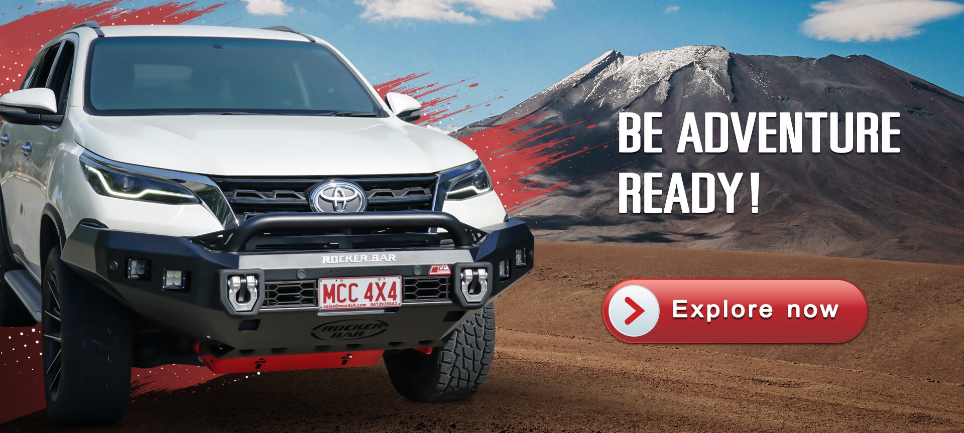 MCC4x4 - กันชนหน้า, กันชนหลัง, กันชนหลังพร้อมที่แขวนยางอะไหล่,บันไดข้าง