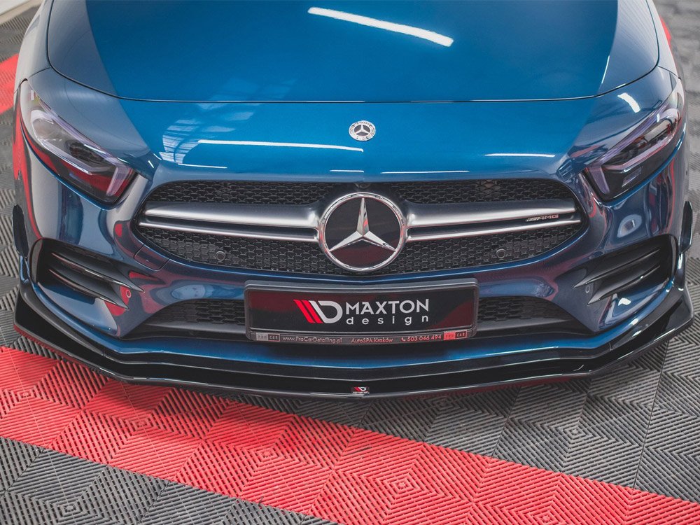 Maxton Design Mercedes A35 AMG Premium + W177 (2018-) Front Splitter V ...