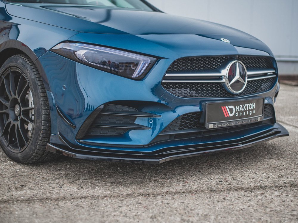 Maxton Design Mercedes A35 AMG Premium + W177 (2018-) Front Splitter V ...