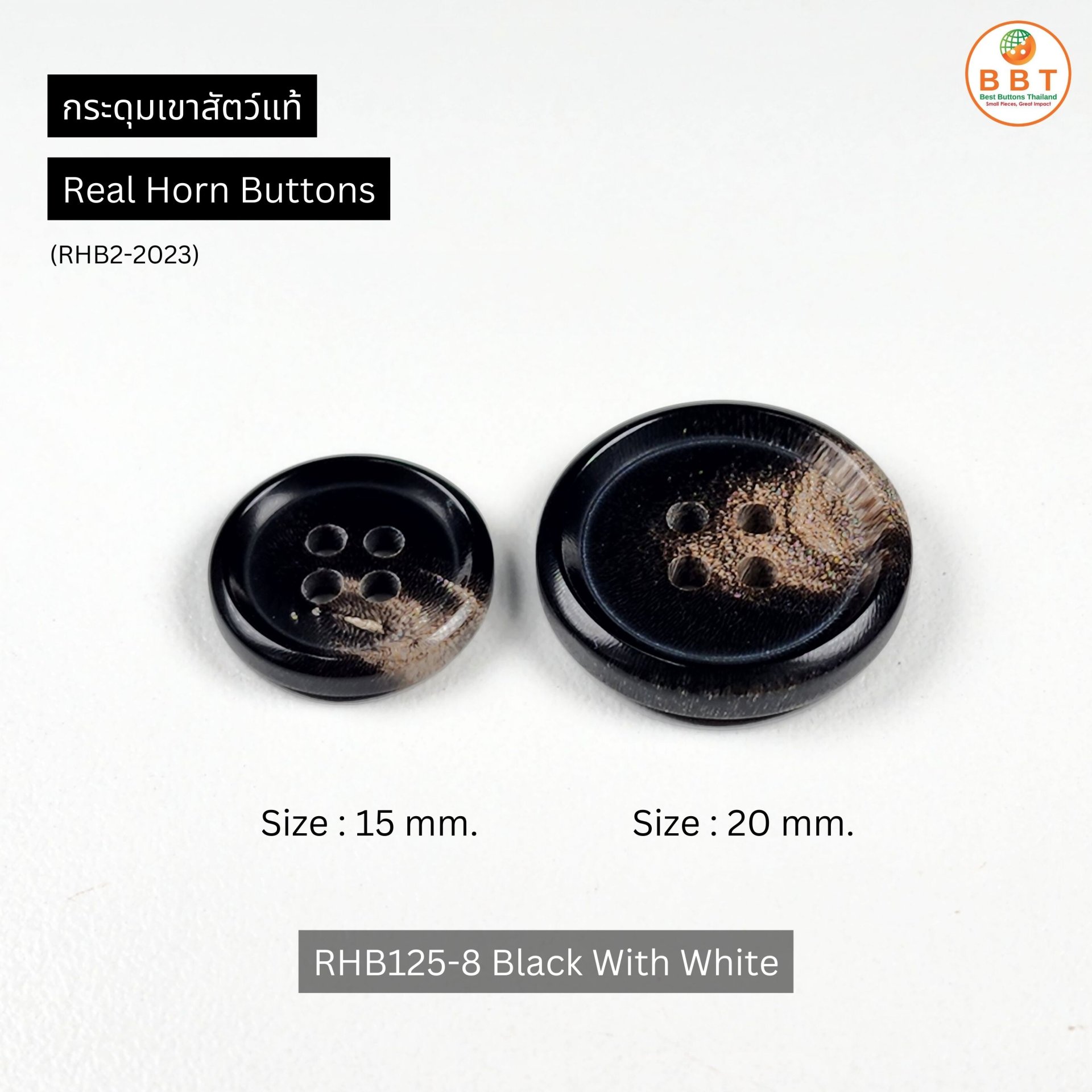 Real Horn Buttons - bestbuttonsthailand