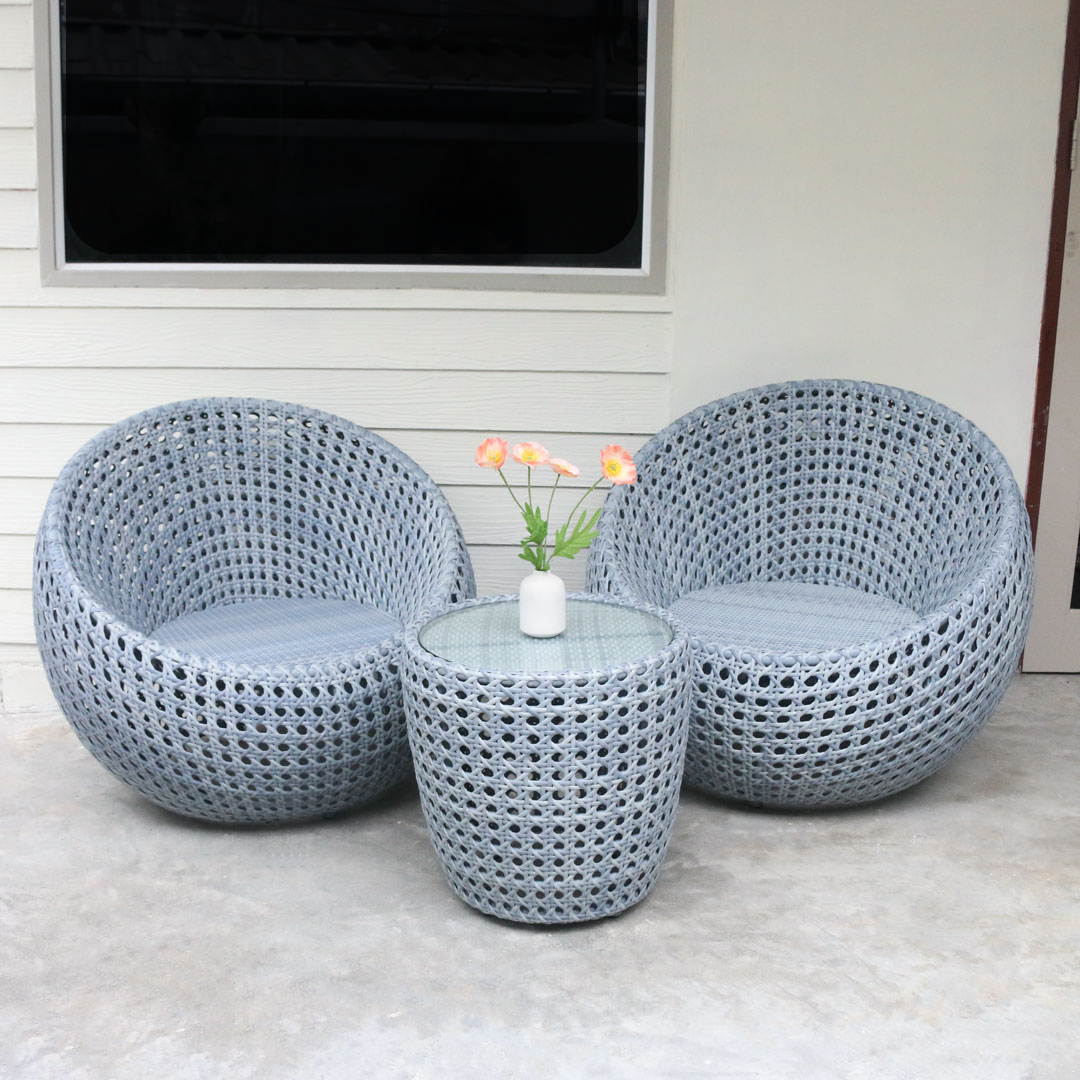 Rattan Balcony Set - allmakerdesign