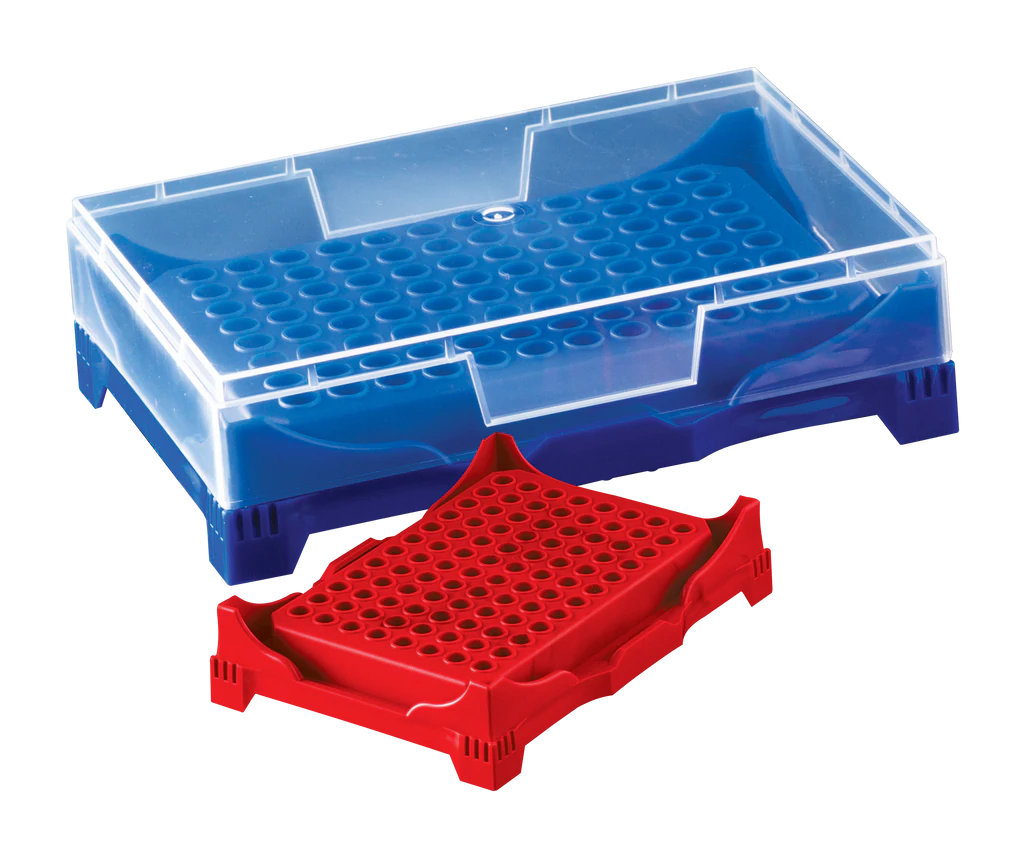 PCR Work Up Rack, PP, 96 Places, Plates/Strips/Tubes, Assorted Colours ...