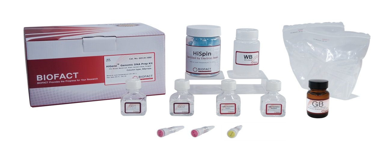 BioFact™ Genomic DNA Prep Kit(Blood, Bacterium, Plant, Animal tissue ...