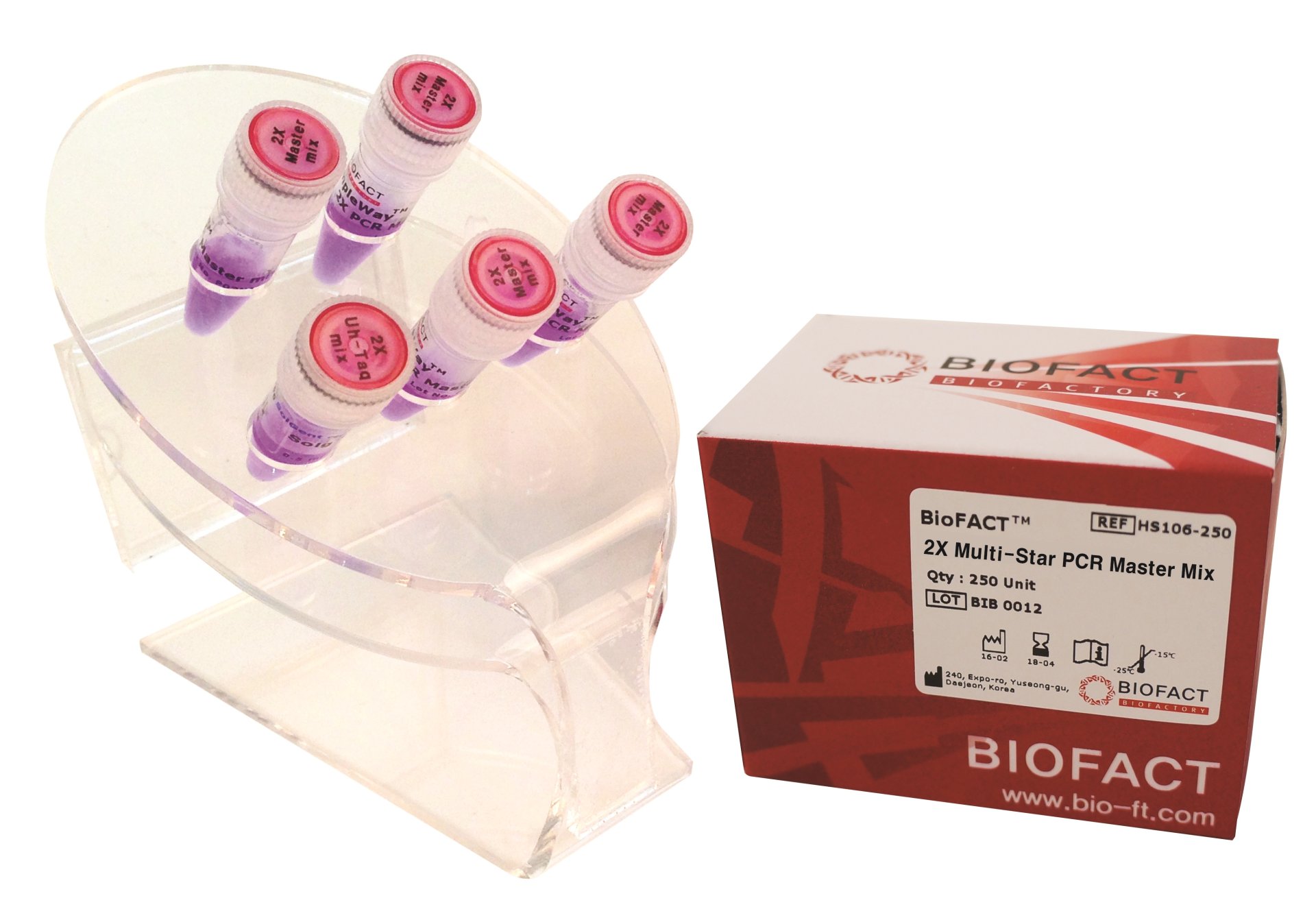 BioFact™ 2X Multi-Star PCR Master Mix, with dye, 0.5 ml x 5ea ...