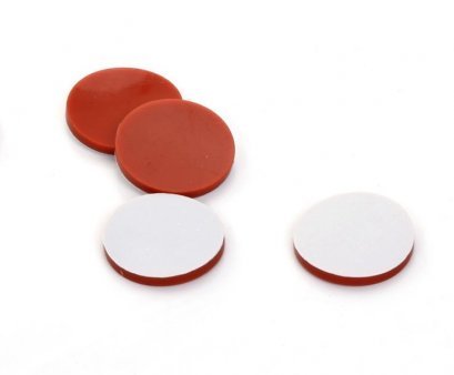 9mm white PTFE/red silicone septa - smartscience