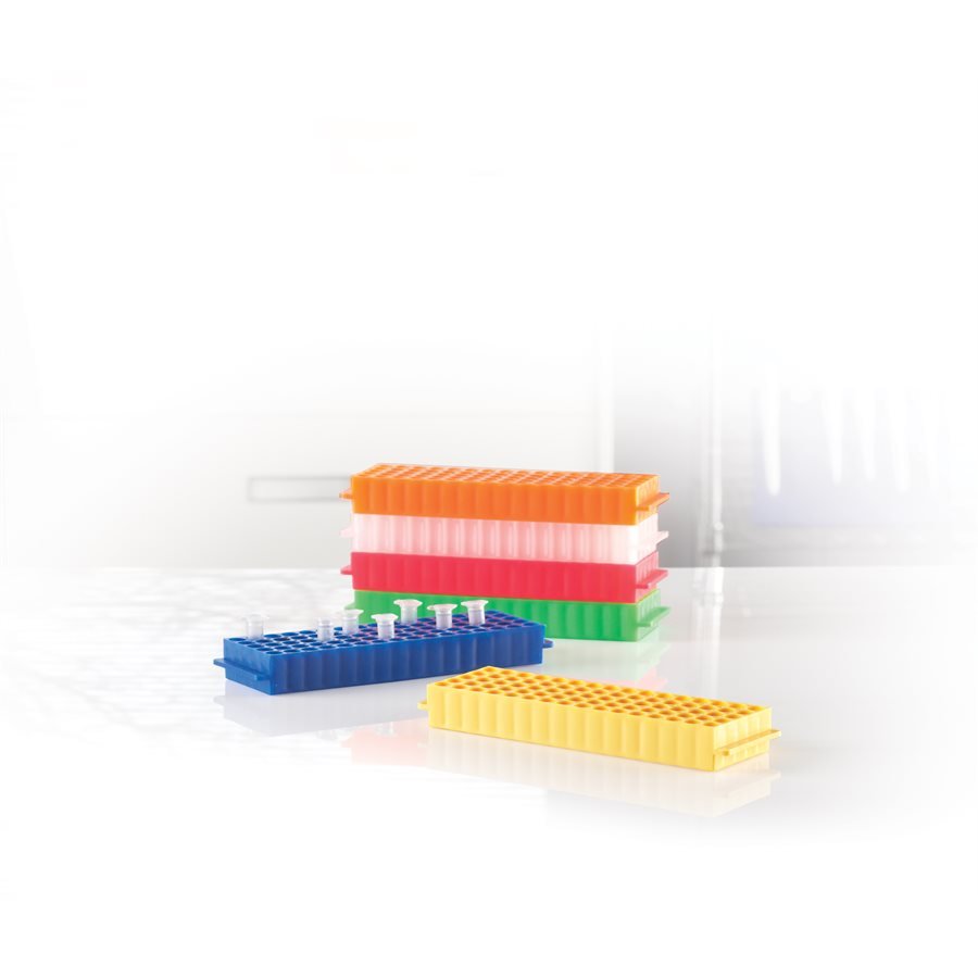 80-Well Microtube Rack, Natural - smartscience