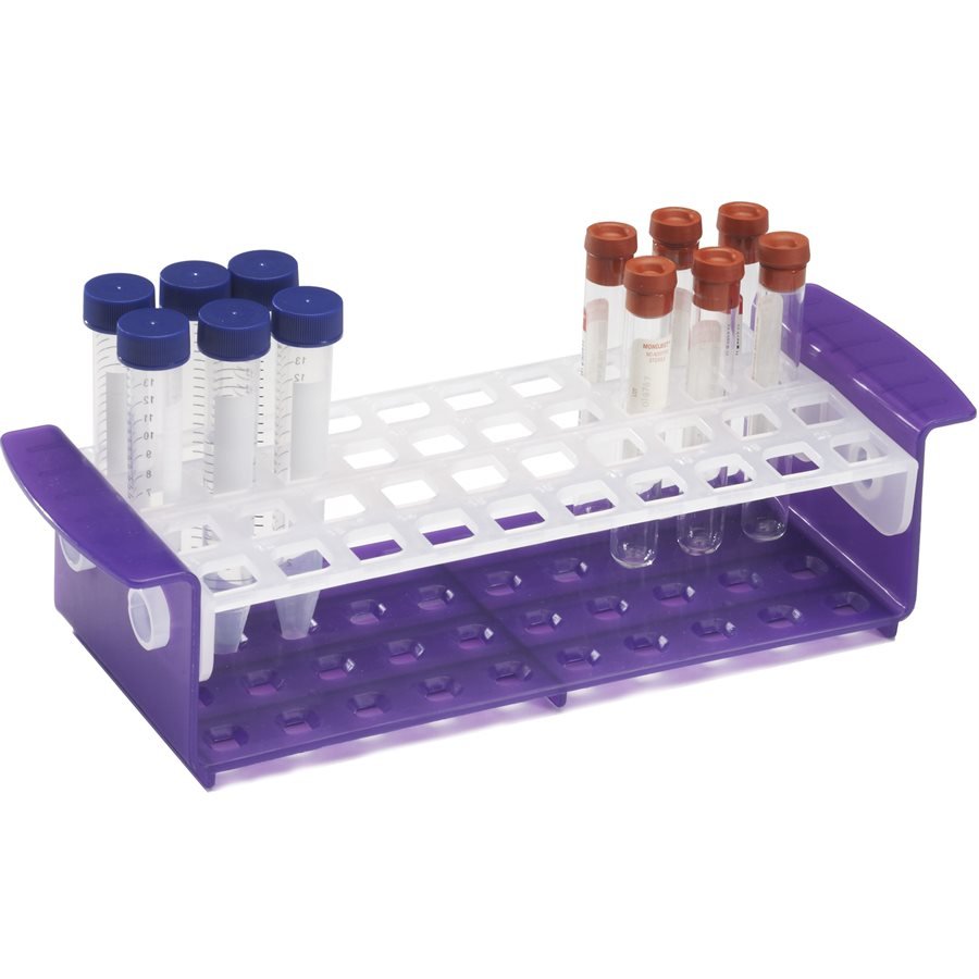 5/15mL/16mm Tube Rack, Rotating Shelves, 40-Place - smartscience