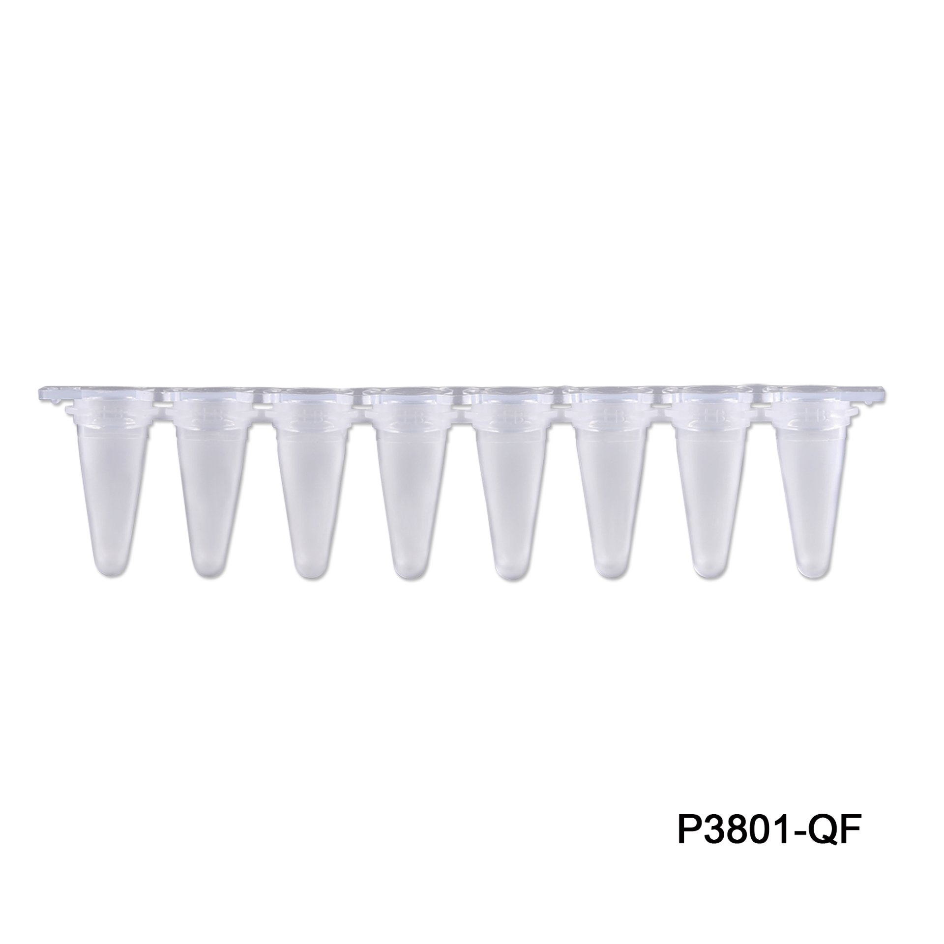 0.1ml qPCR 8-Strip (With SEPARATE Optical Strip Caps) FROSTED, 120/pk ...