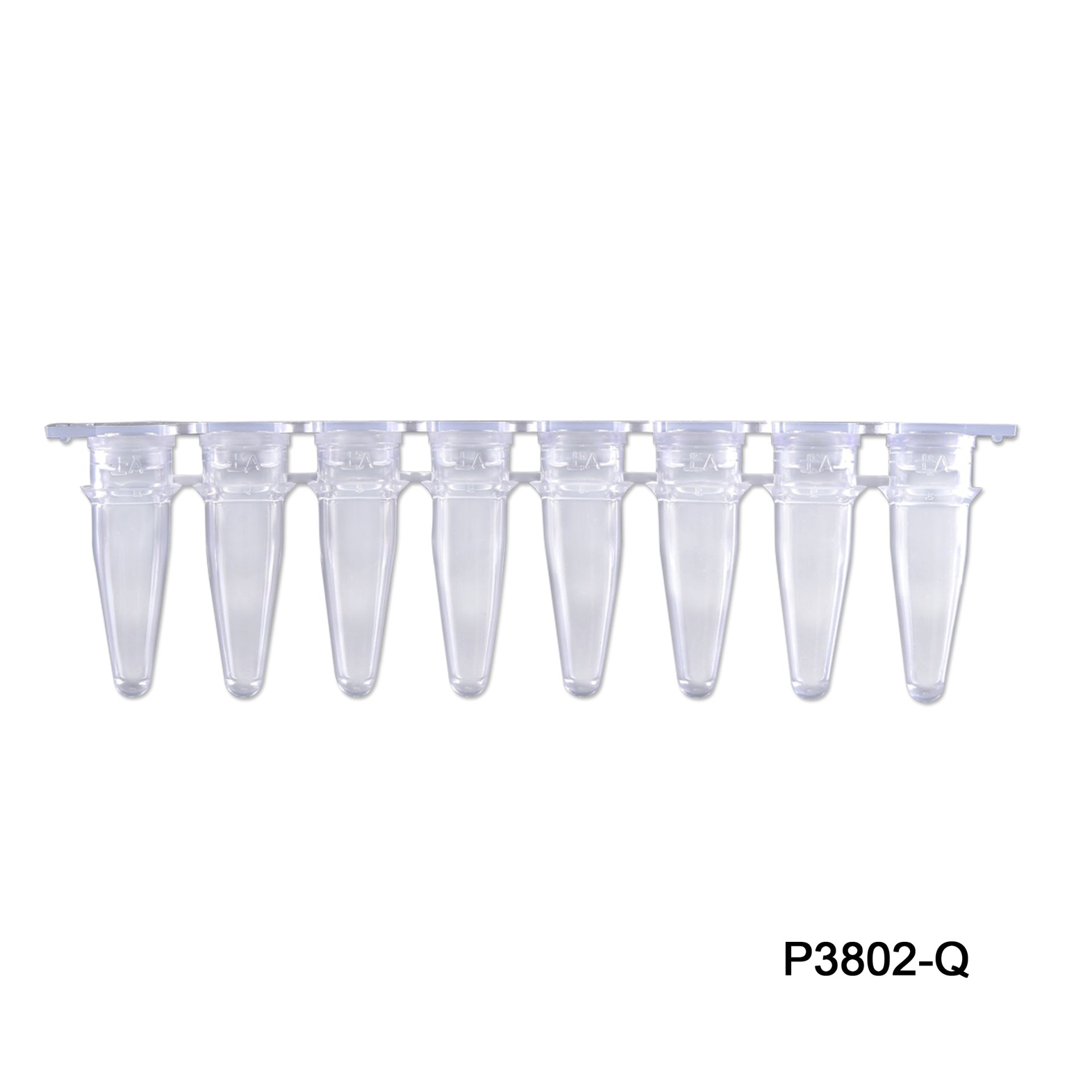 qPCR 8-Strip (With SEPARATE Optical Strip Caps), Natural/Clear 120/pk ...