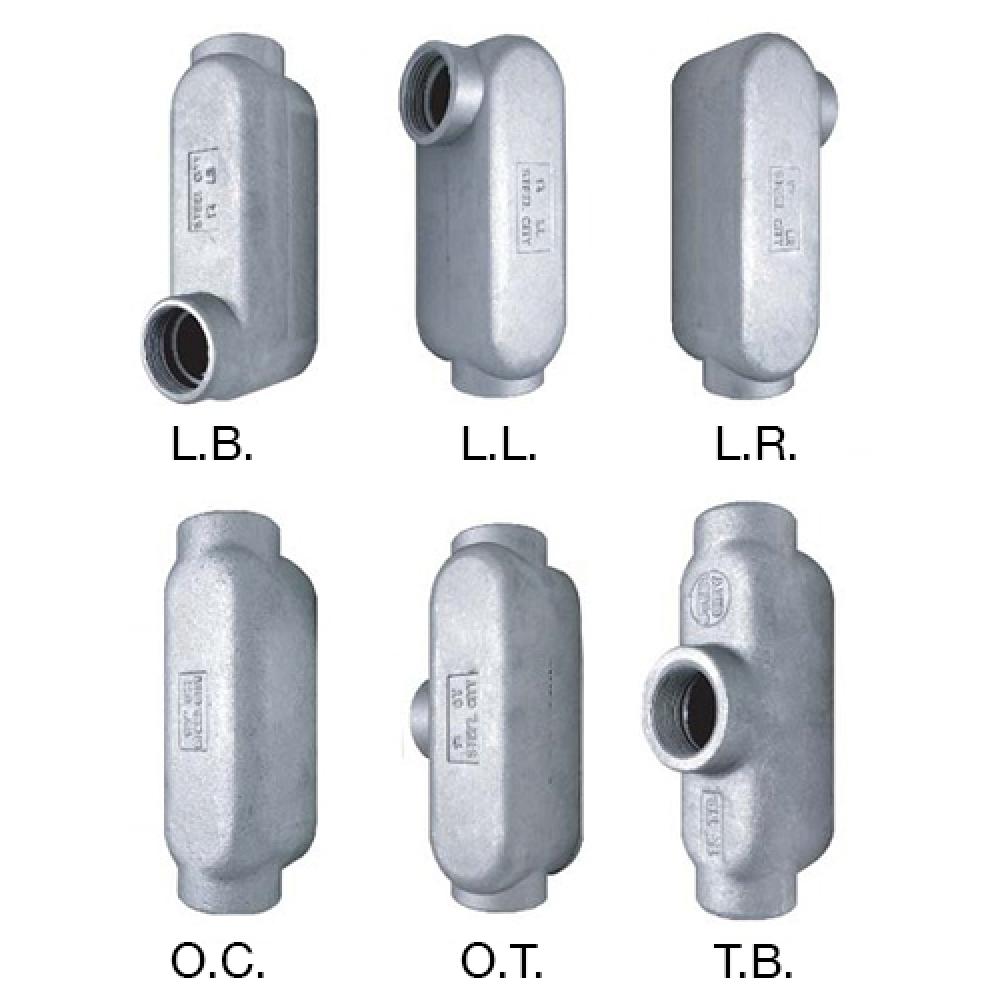 คอนดูท เอ๊าท์เลทบ๊อกซ์อาบสังกะสี พร้อมฝา - vsl-solutions