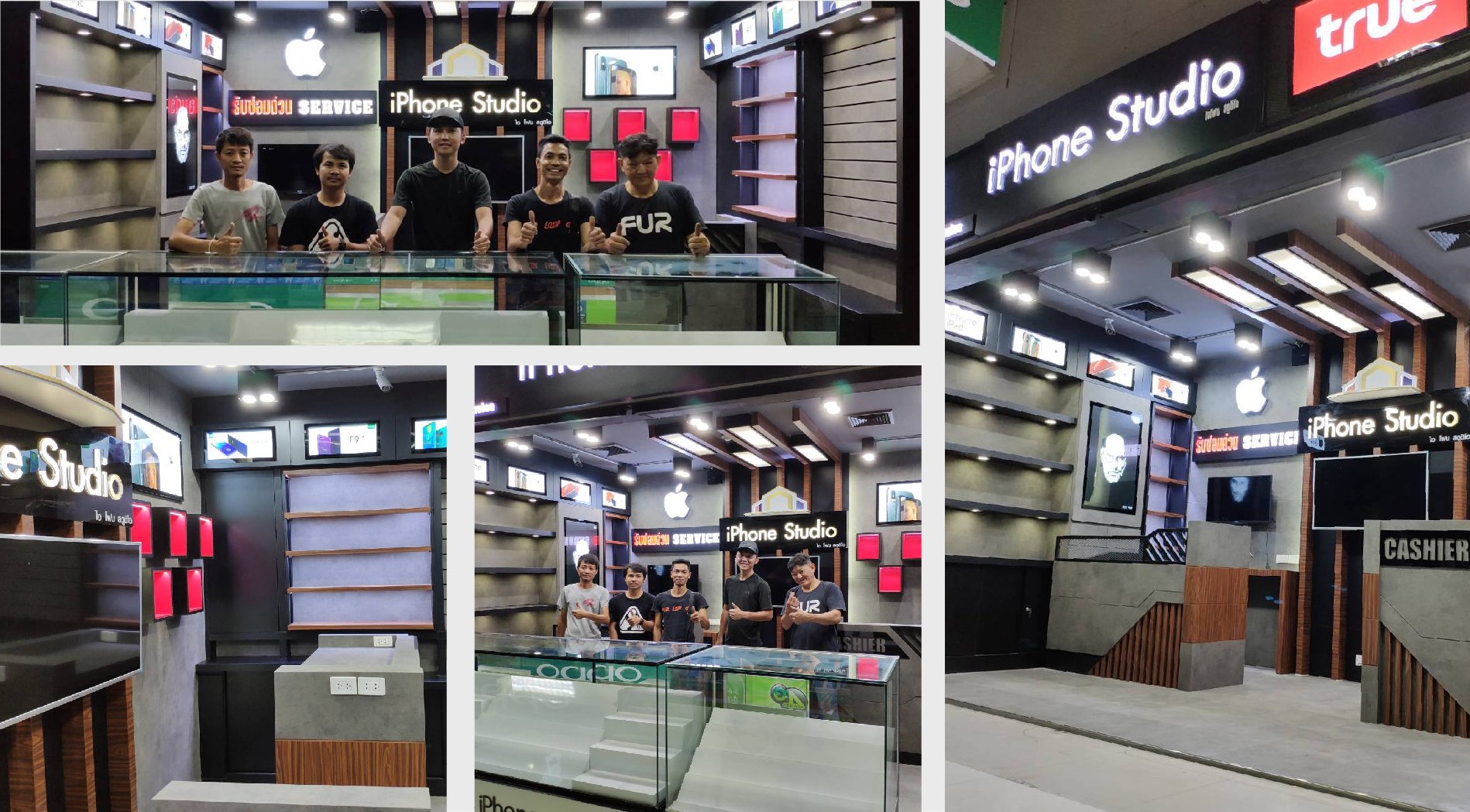 ออกแบบร้าน ติดตั้งร้าน iPhone studio ตึกคอมแลนด์มาร์ค อุดรธานี