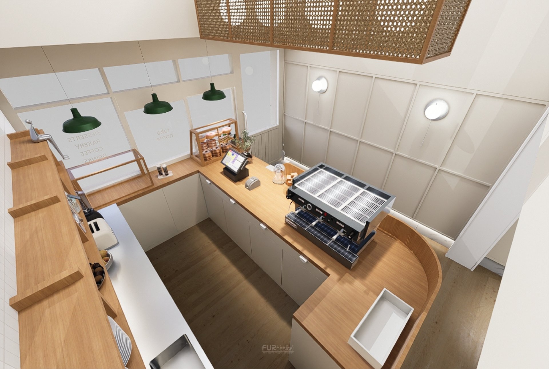 ออกแบบ ผลิต และติดตั้งร้าน : ร้าน Luka Coffee ห้วยขวาง รัชดา กทม. ...