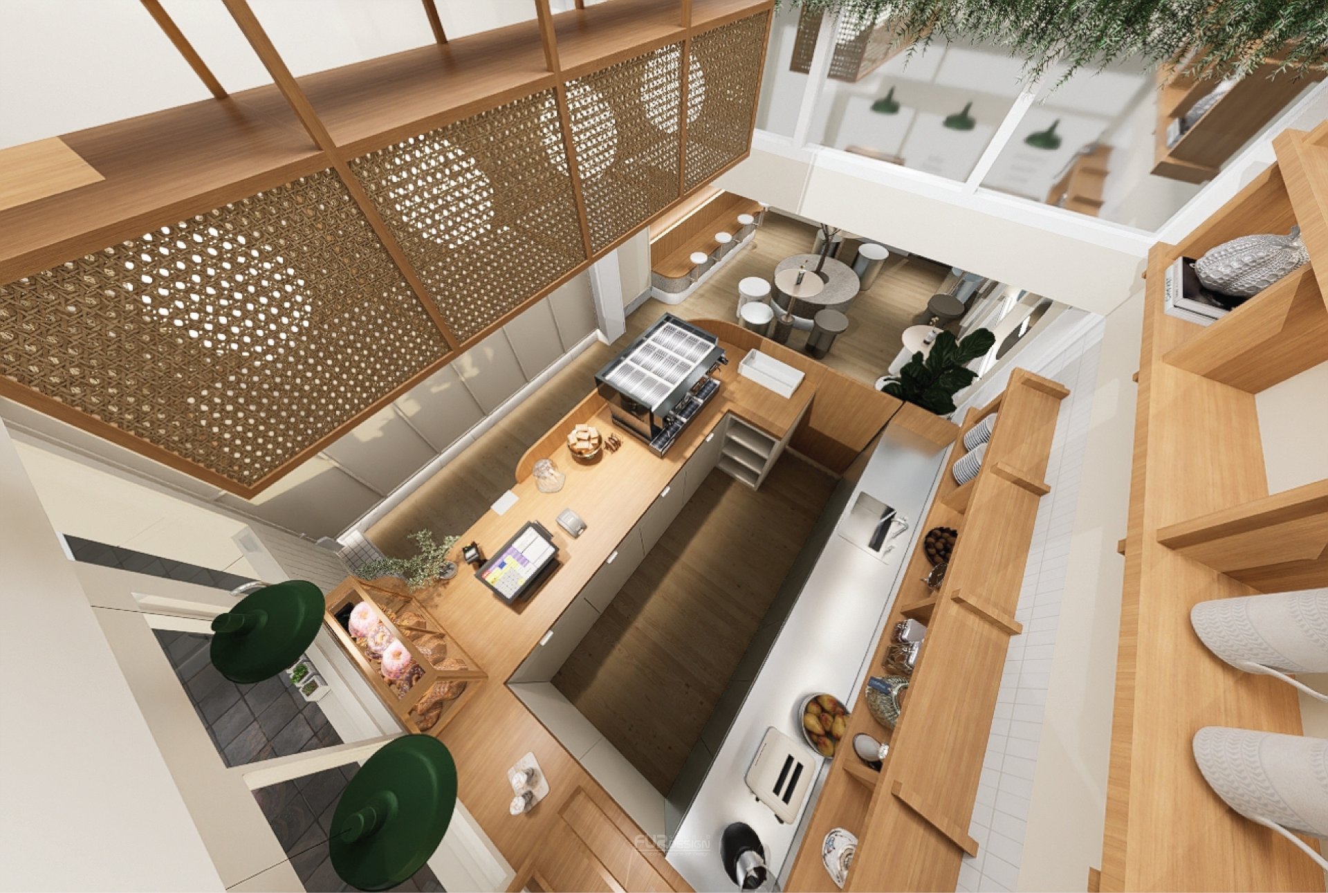 ออกแบบ ผลิต และติดตั้งร้าน : ร้าน Luka Coffee ห้วยขวาง รัชดา กทม. ...