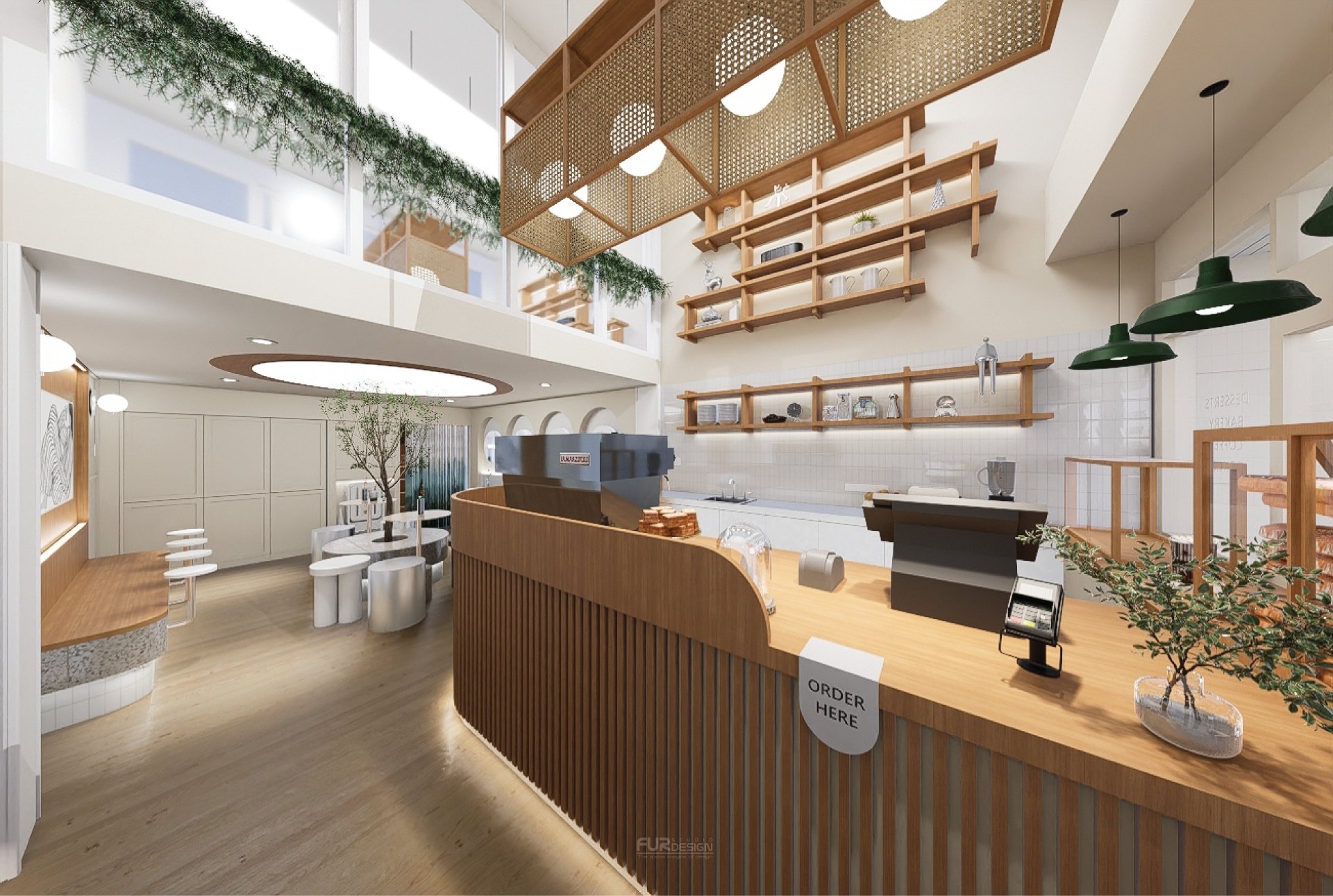 ออกแบบ ผลิต และติดตั้งร้าน : ร้าน Luka Coffee ห้วยขวาง รัชดา กทม. ...