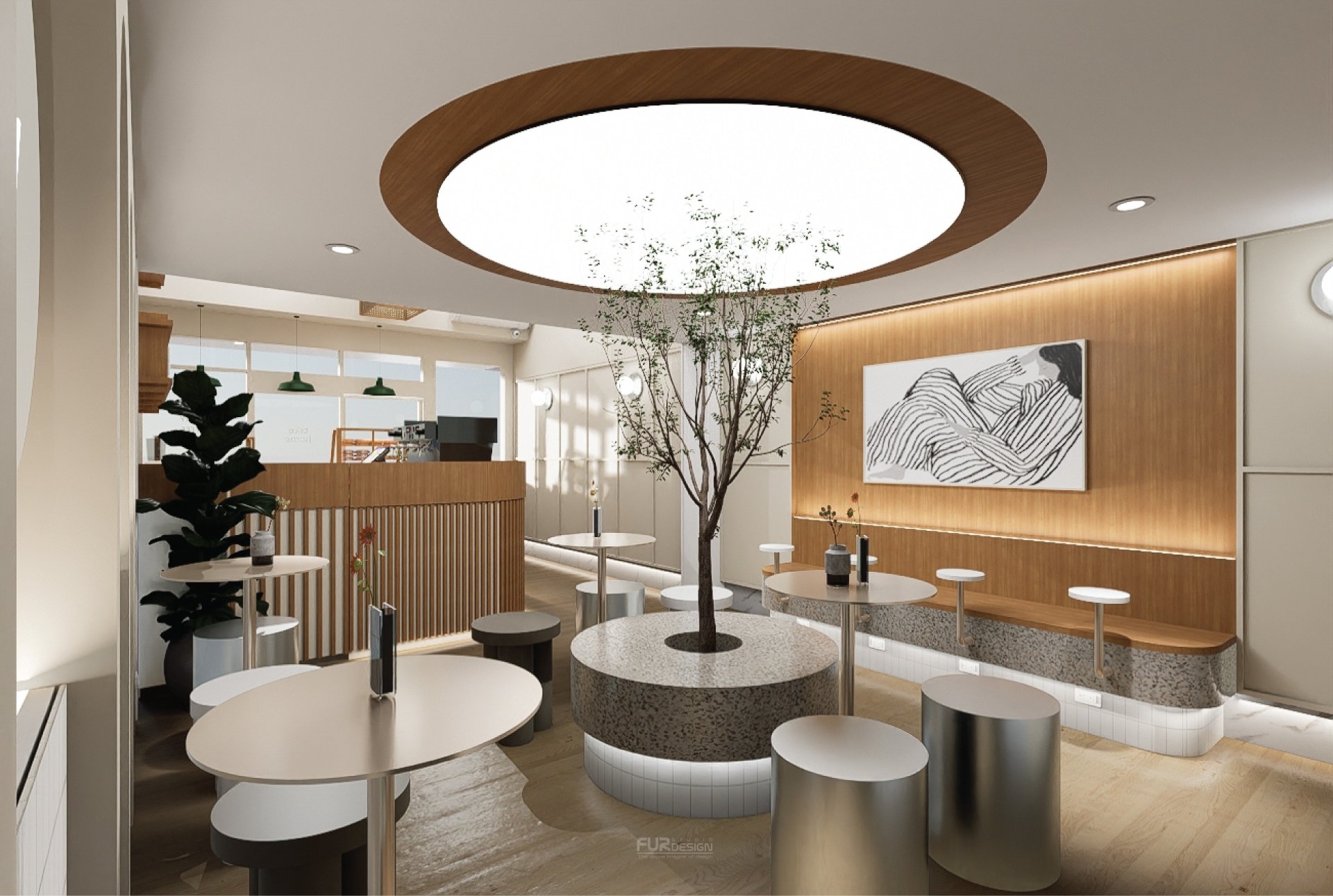 ออกแบบ ผลิต และติดตั้งร้าน : ร้าน Luka Coffee ห้วยขวาง รัชดา กทม. ...