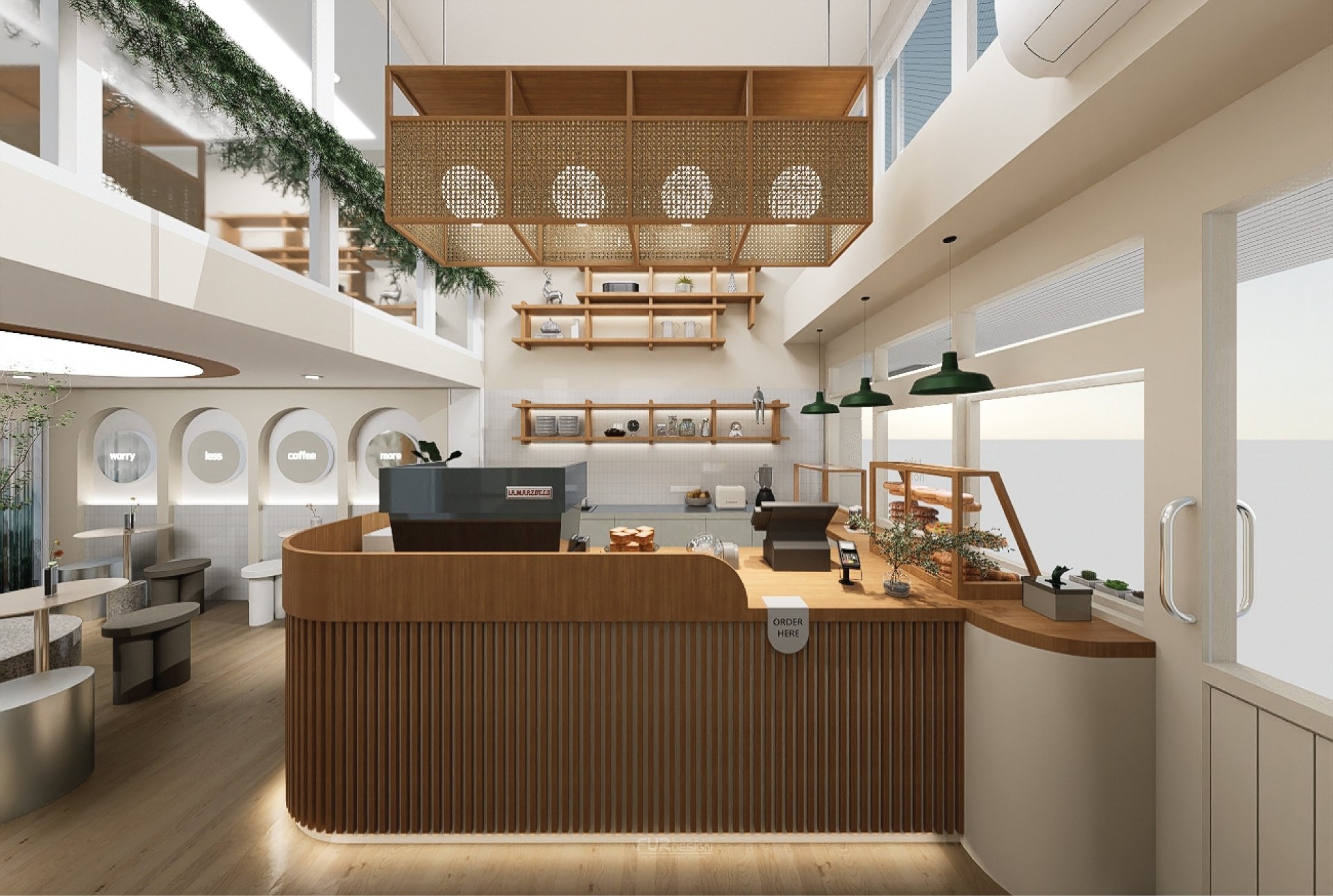 ออกแบบ ผลิต และติดตั้งร้าน : ร้าน Luka Coffee ห้วยขวาง รัชดา กทม. ...