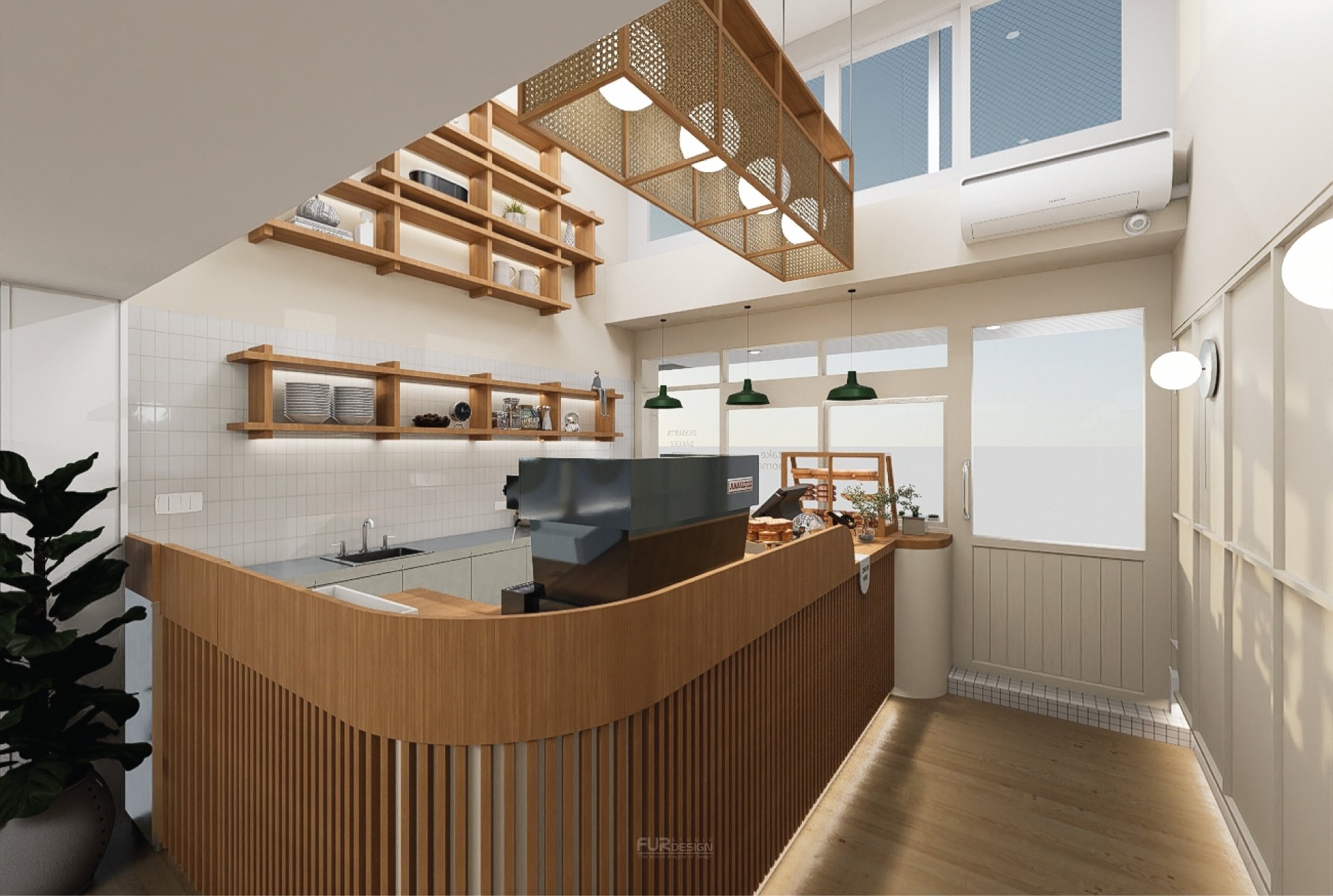 ออกแบบ ผลิต และติดตั้งร้าน : ร้าน Luka Coffee ห้วยขวาง รัชดา กทม. ...