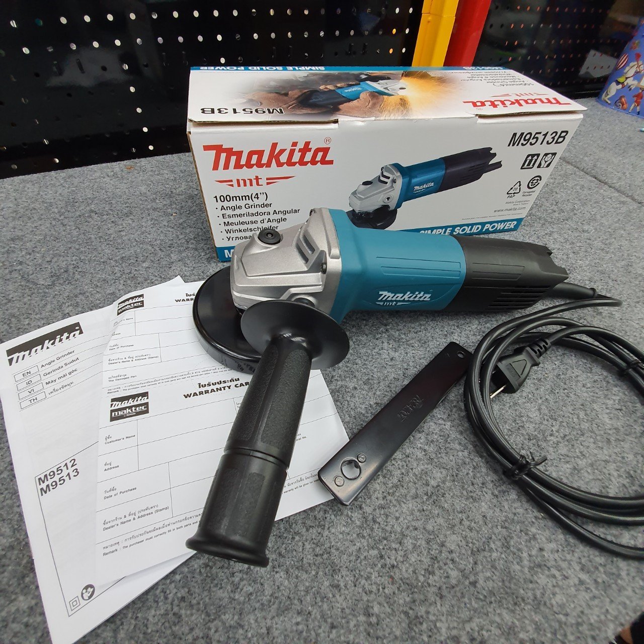 เครื่องเจียรไฟฟ้า 4" MAKITA M9513B 850W - jumboa