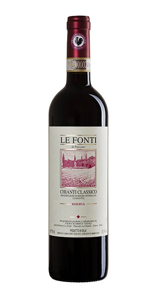Italy Wine-LE FONTI - CHIANTI CLASSICO RISERVA DOCG - RED - hamkok