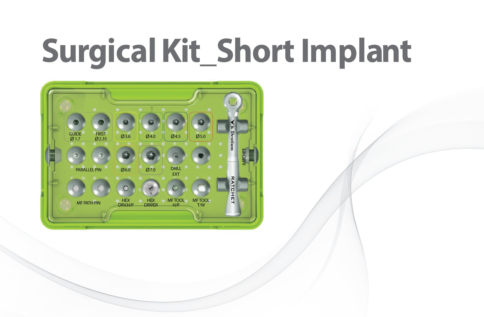 Surgical Kit Short Implant - dentiumthailand