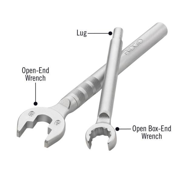 RIDGID 27023 One Stop Wrench ประแจขันท่อ 2 แบบในด้ามเดียว - tp-toolsshop