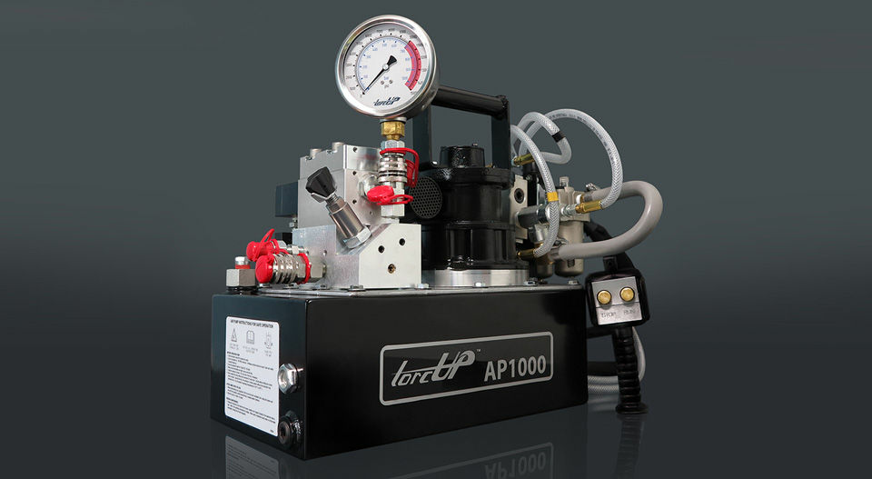 TorcUP AP1000/AP1000-Q Air Hydraulic Torque Wrench Pump - tp-toolsshop