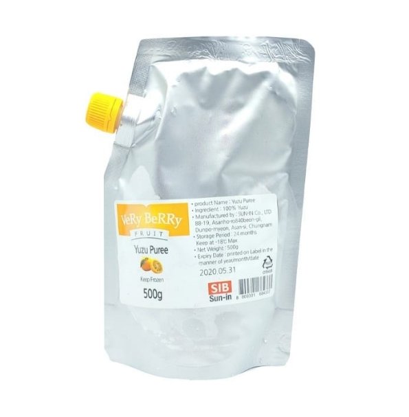 Korea Fronzen Yuzu Puree 500 g - bakeryland