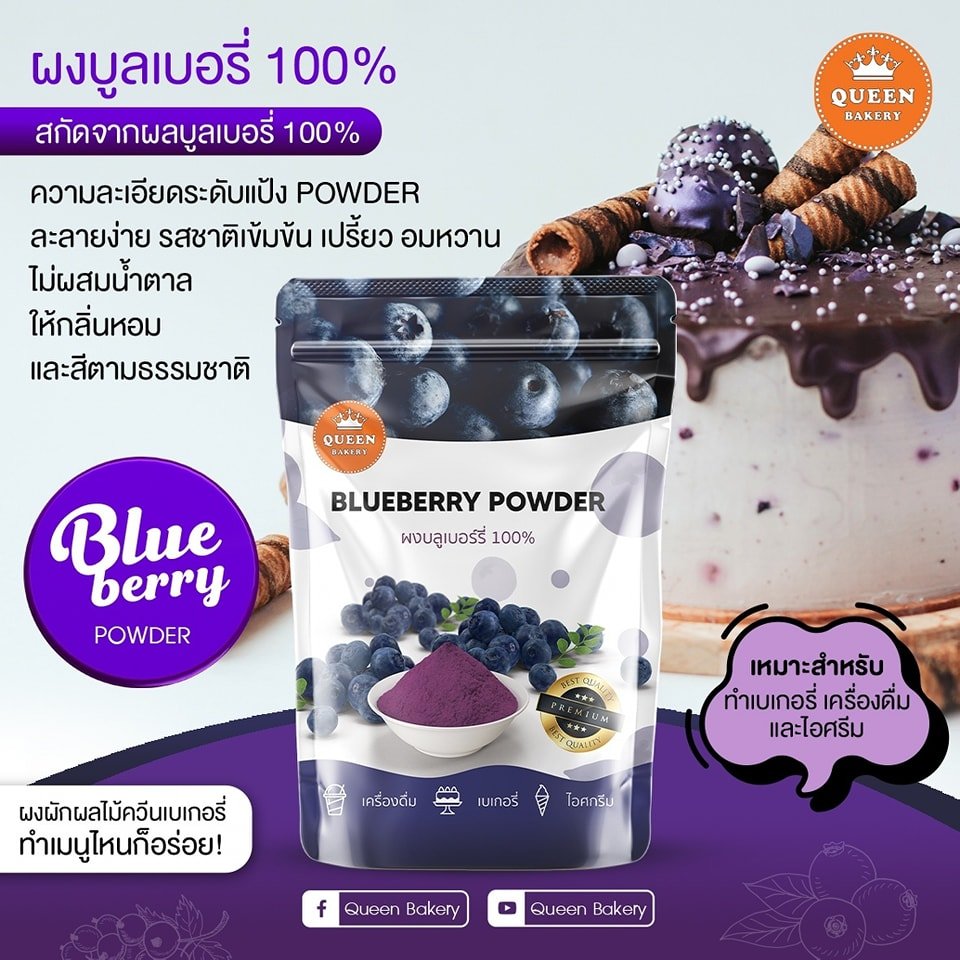 Blueberry Powder 100 g - bakeryland
