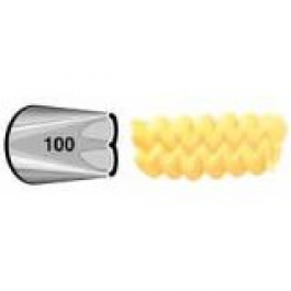 402-100 Wilton STD RUFFLE TIP #100 - bakeryland