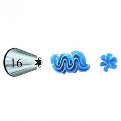 402-16 Wilton STD OPEN STAR TIP #16 - bakeryland