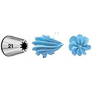 402-21 Wilton STD OPEN STAR TIP #21 - bakeryland