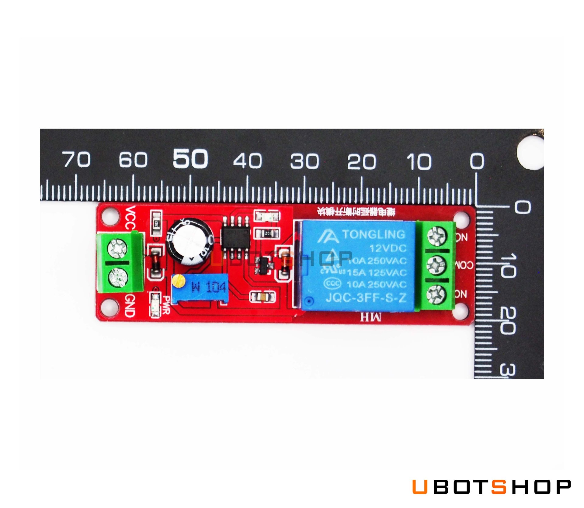 555 Timer Module with 12v Relay (SM0038) - ubotshop
