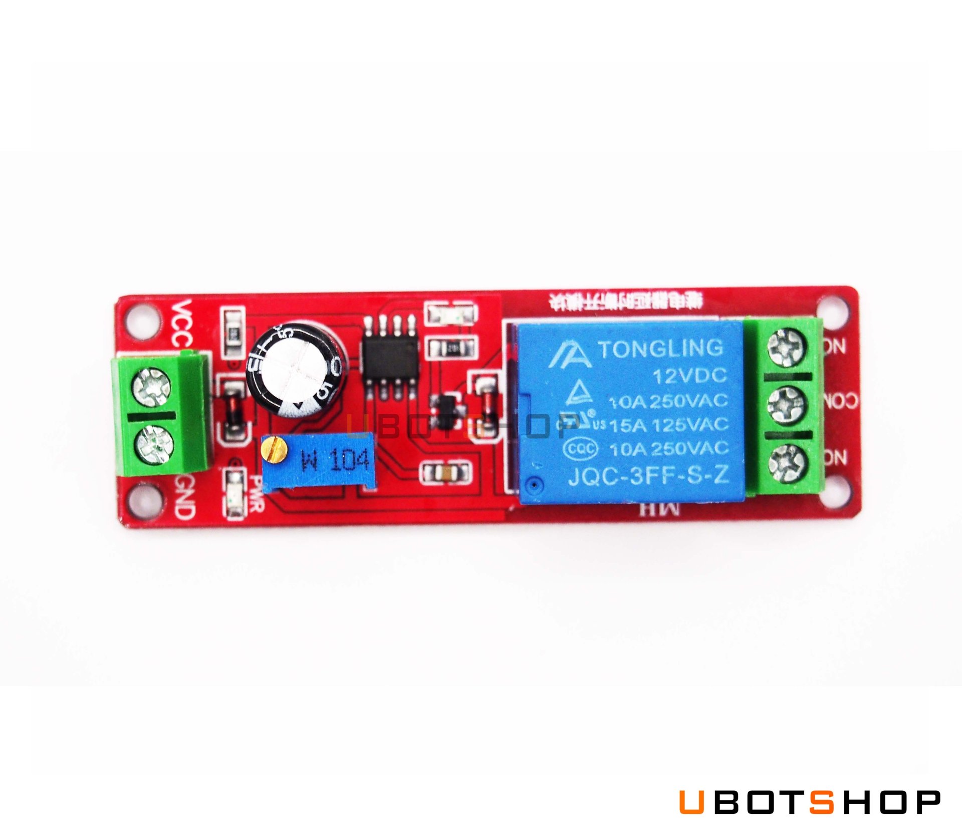 555 Timer Module with 12v Relay (SM0038) - ubotshop