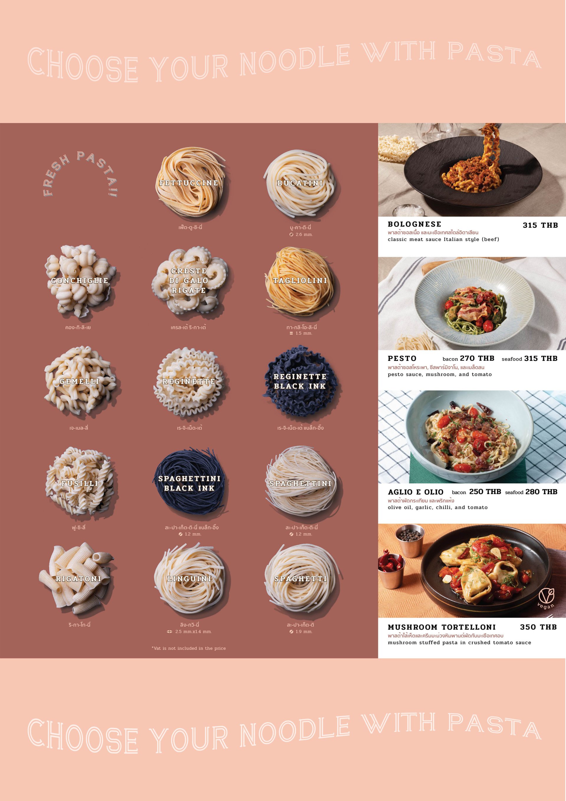 CTL MENU - namnampasta