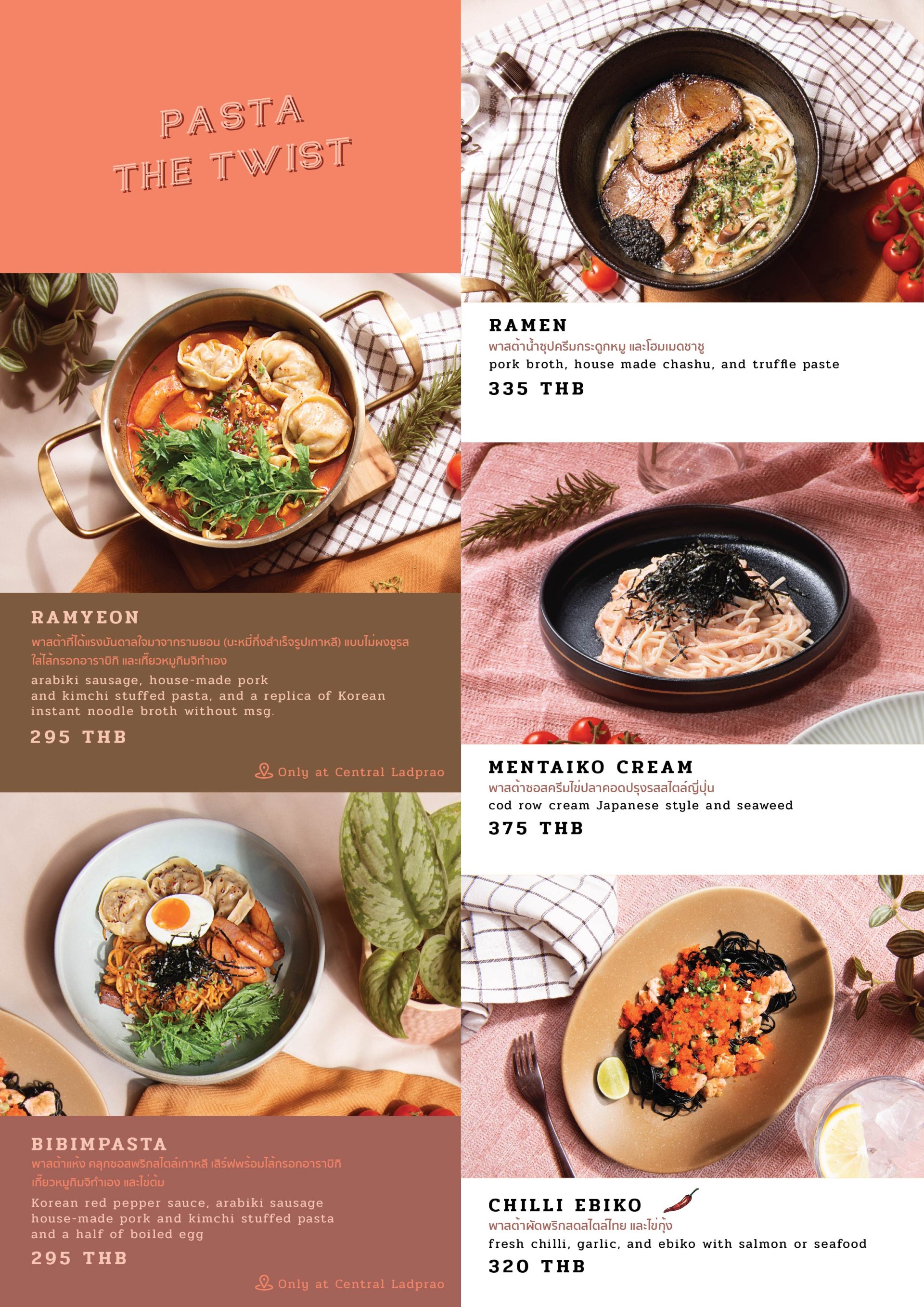 CTL MENU - namnampasta