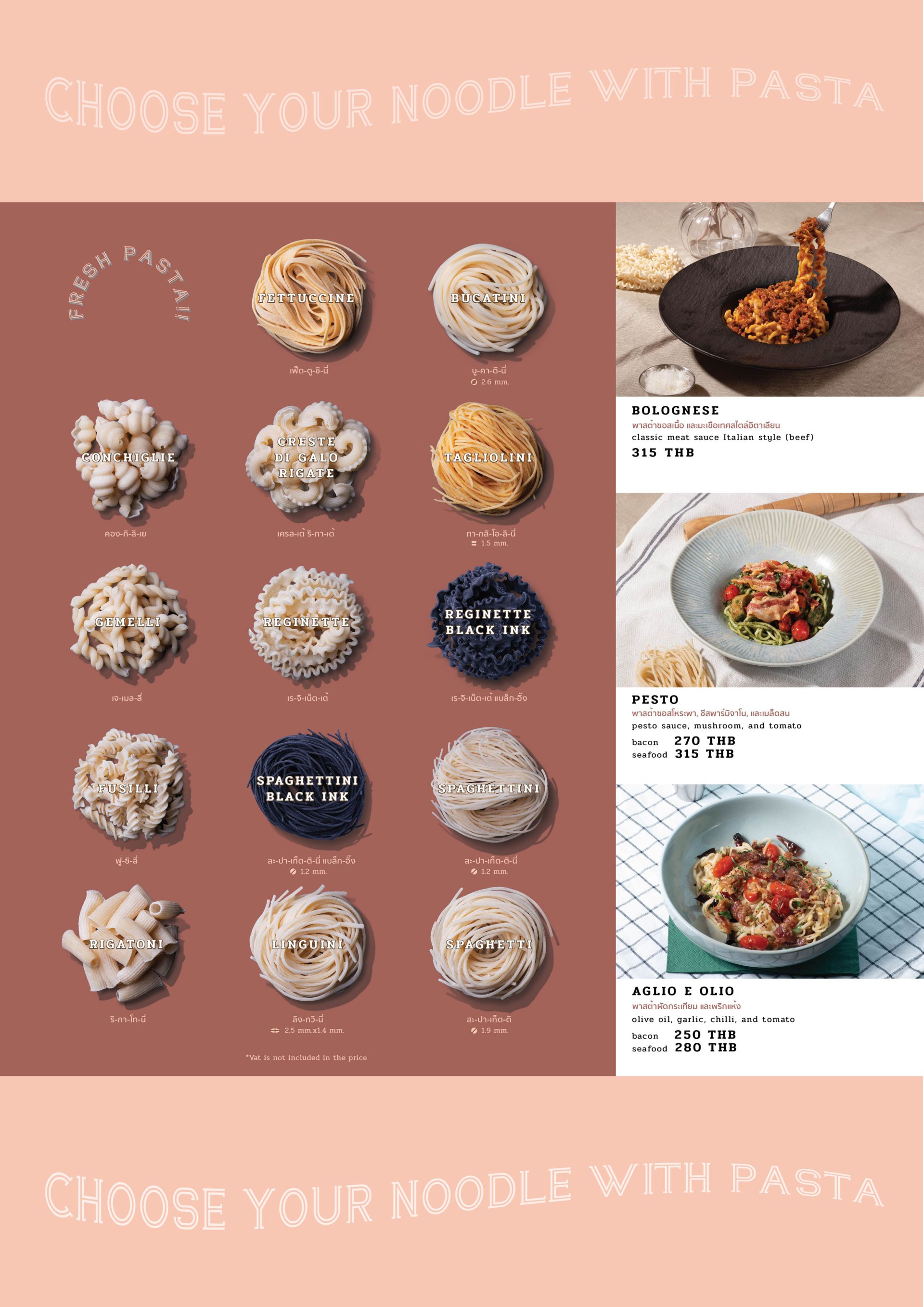 CTW MENU - namnampasta