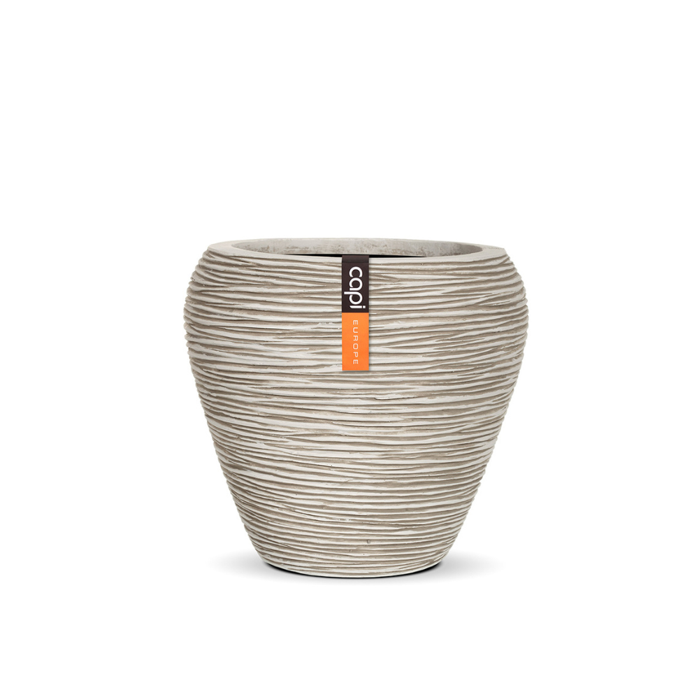 TAPERED ROUND RIB IVORY - M S Natural Design - outdoorfurniturethailand