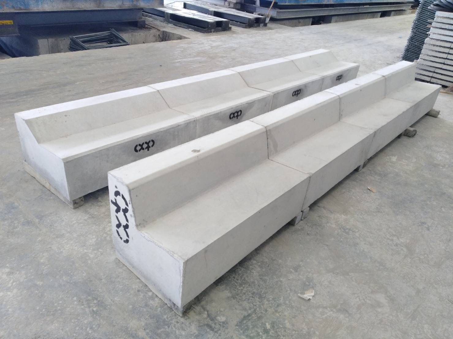Concret curb and gutter & Mountable curb and gutter (คันหินรางน้ำ,คัน ...