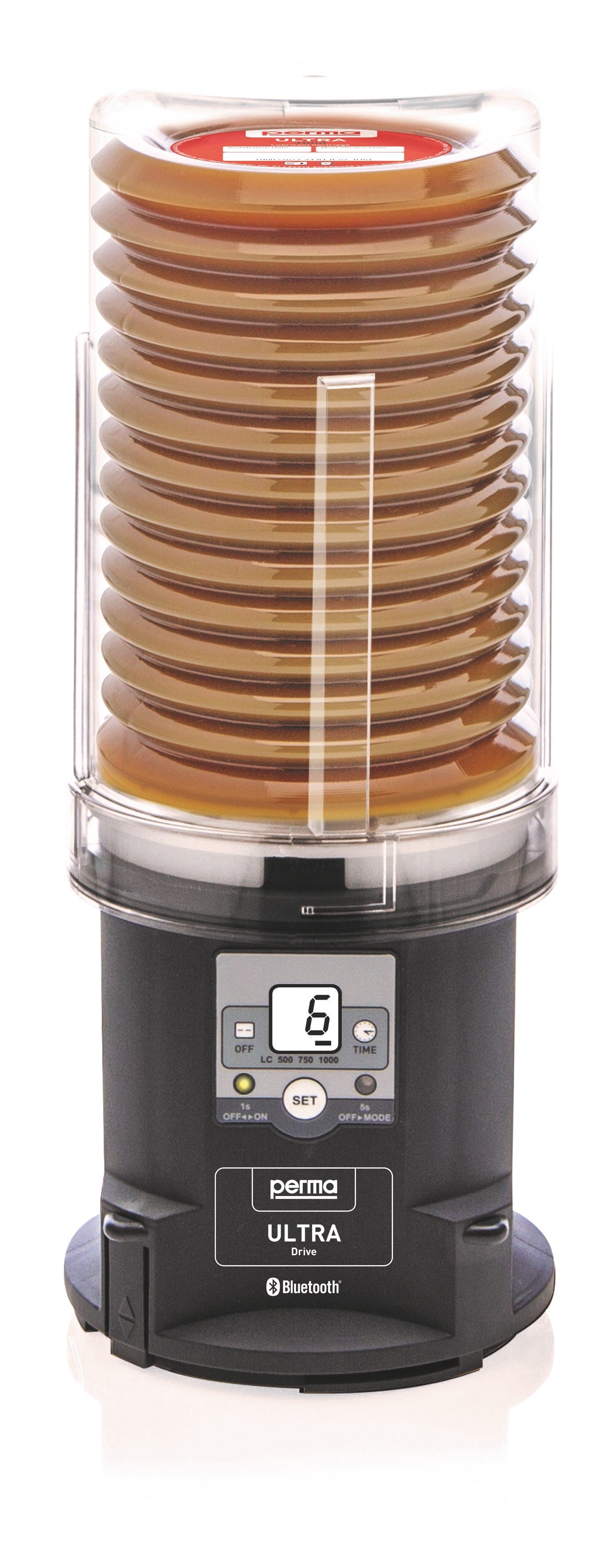 Bluetooth-enabled lubrication system, independent of temperature and pressure with a very ...