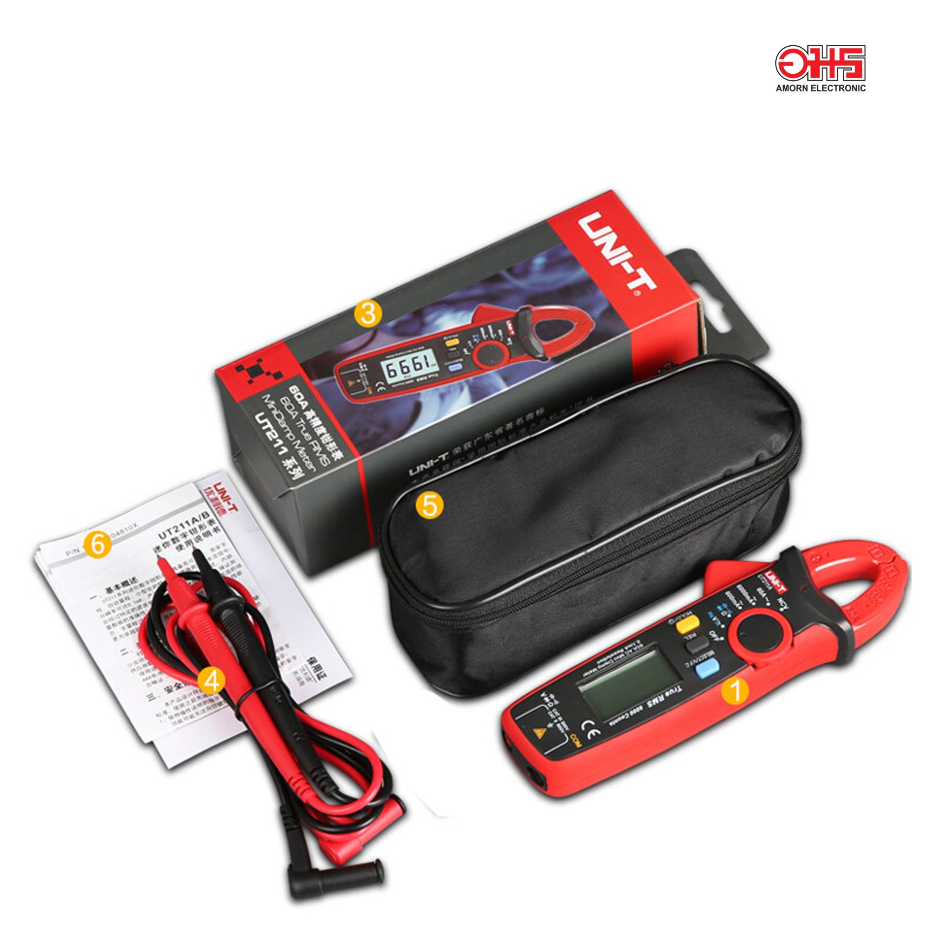 UT211B Digital Clamp Meters - uni-tthailand