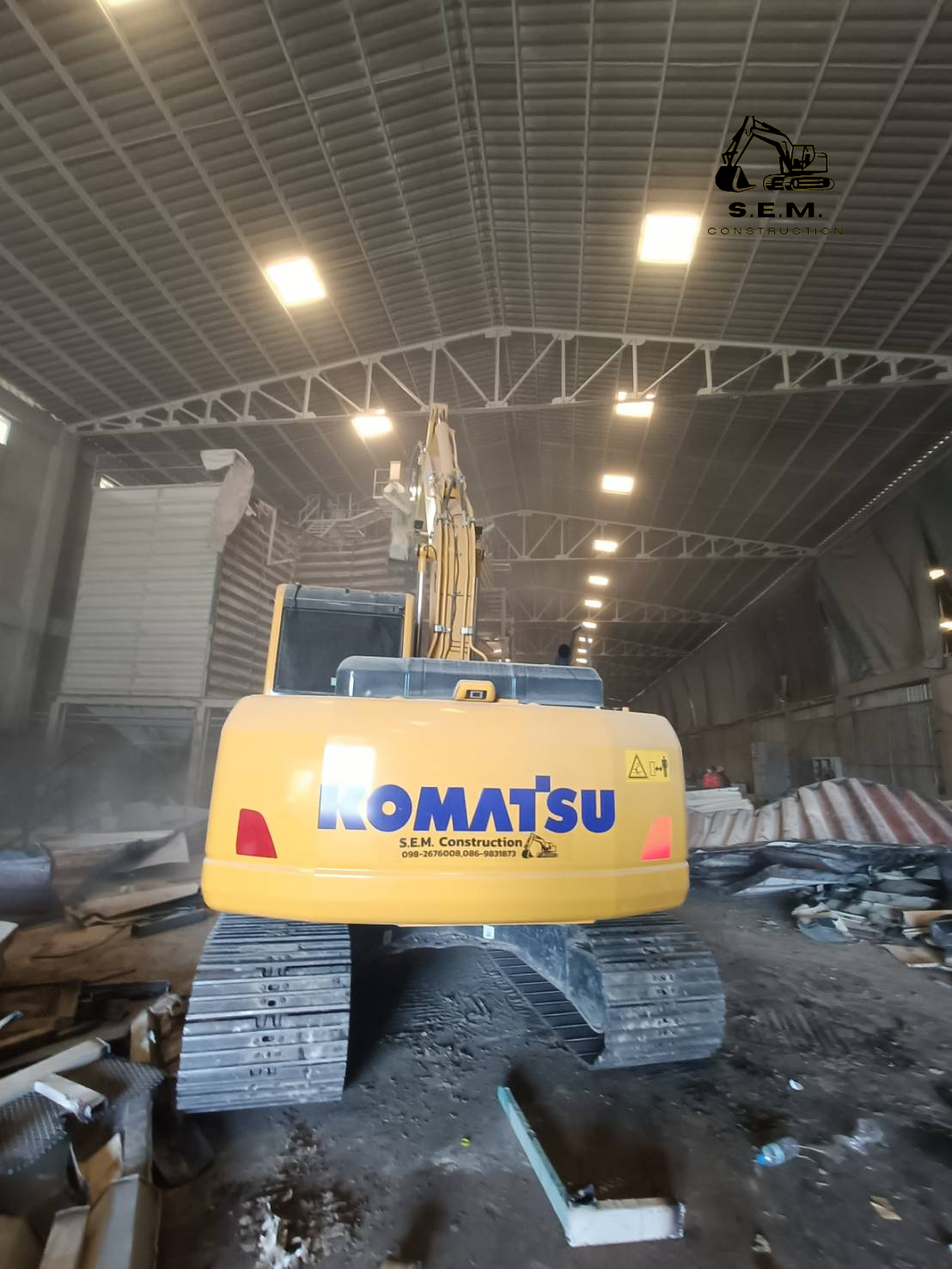 รื้อถอน โรงสี ย่านเจริญนคร - semconstruct