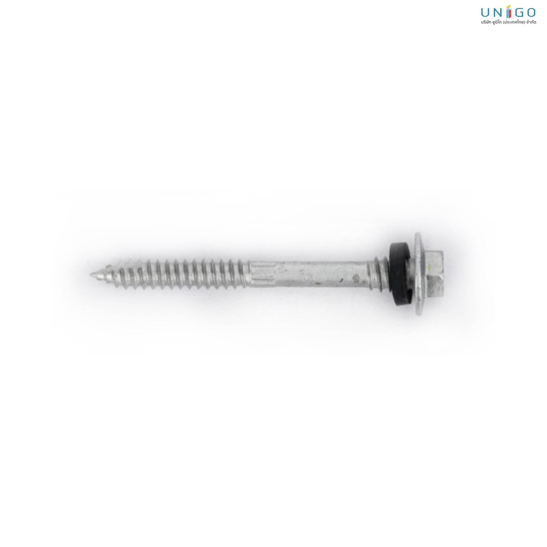 HEX HEAD SELF TAPPING SCREW WITH RIB AND CUTTING POINT - unigo