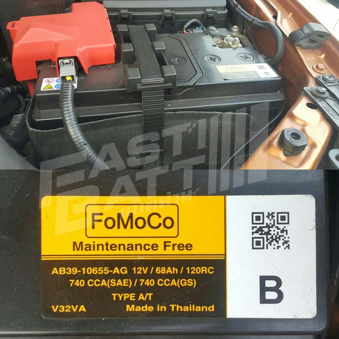 เปลี่ยนแบตเตอรี่ Ford Ranger แบตหมด ราคาถูก ติดตั้ง ฟรี!