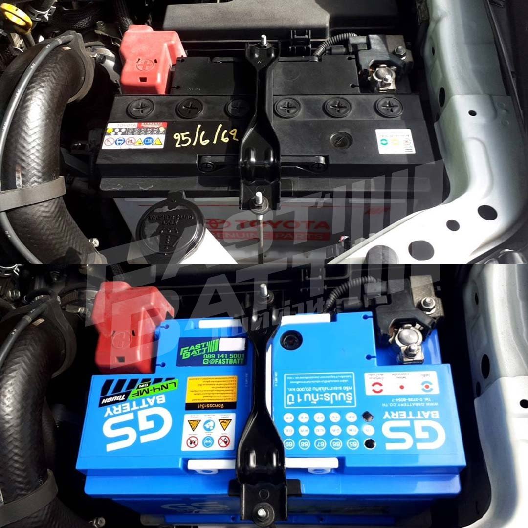 เปลี่ยนแบตเตอรี่ Toyota Fortuner, All New Fortuner แบตหมด ราคาถูก ...