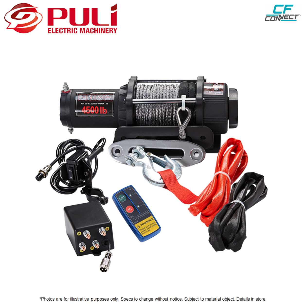 Rear Winch 4500LBS - atvcfmoto