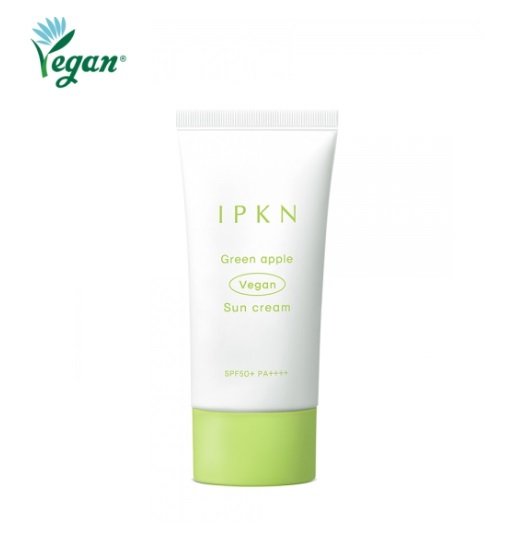 IPKN Green Apple Vegan Sun Cream SPF50+PA++++50ml - testerkorea